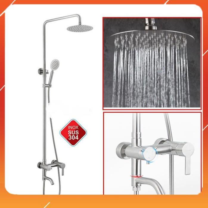 Bộ Sen cây tắm đứng NÓNG LẠNH Astosi INOX 304 (Kiểu tròn) - Lõi chia ...