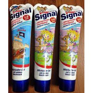 Kem đánh răng trẻ em Signal 1-6 50ml [Chính hãng] | Shopee Việt Nam