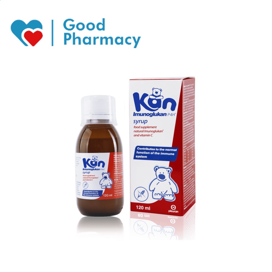 Siro Kan / Imunoglukan P4H tăng sức đề kháng trẻ em, giảm cảm, ho, đau ...