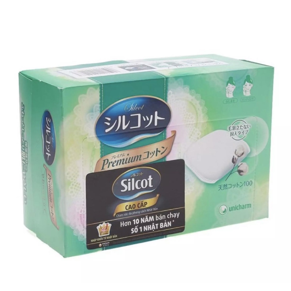 Bông tẩy trang Silcot hộp xanh lá | Shopee Việt Nam