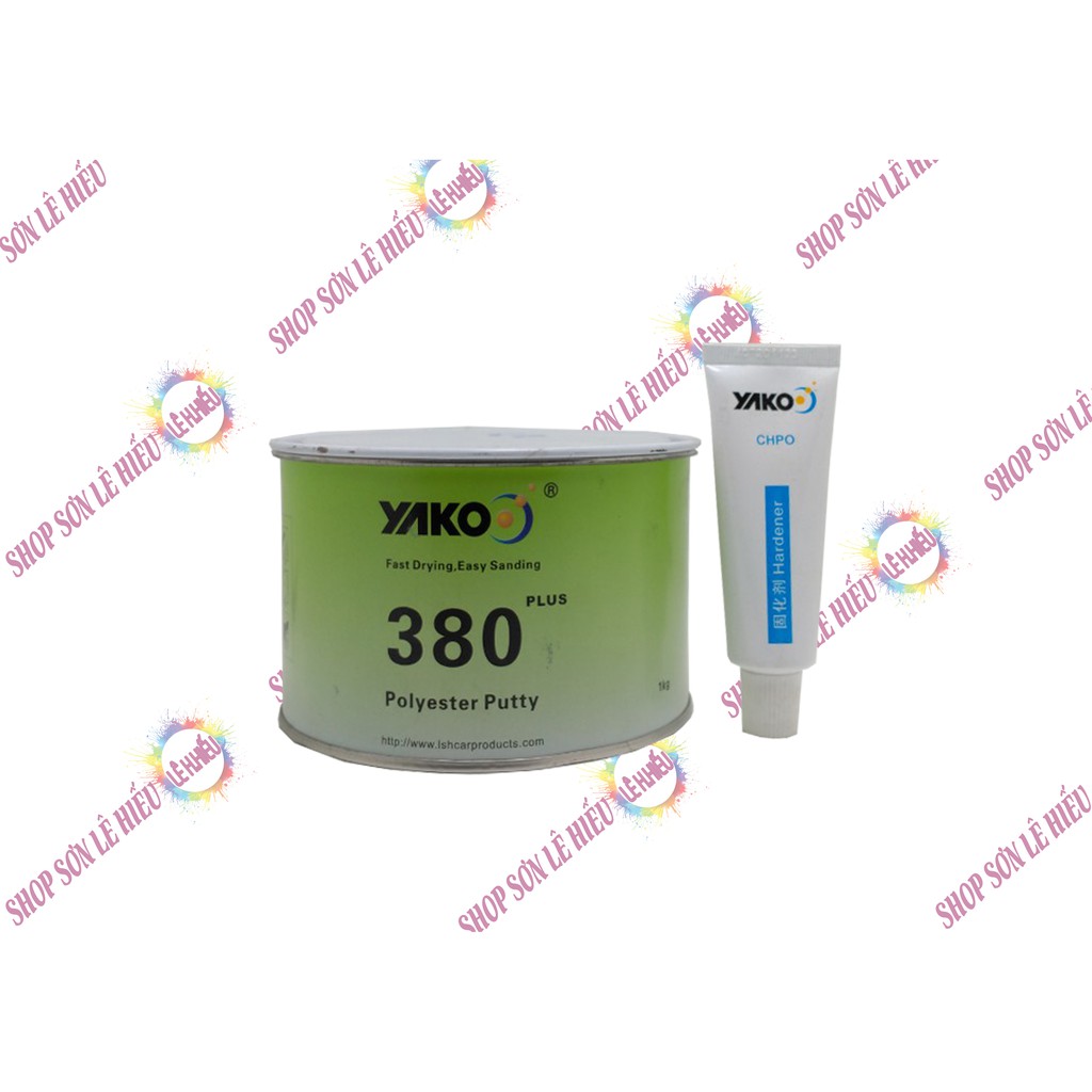 BỘT - BẢ MATIT TRÁM TRÉT KIM LOẠI - NHỰA ĐA DỤNG POLYESTER PUTTY YAKO 380 PLUS | Shopee Việt Nam
