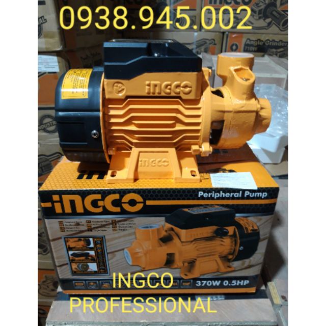 370W MÁY BƠM NƯỚC INGCO 1/2HP MODEL: VPM3708 | Shopee Việt Nam