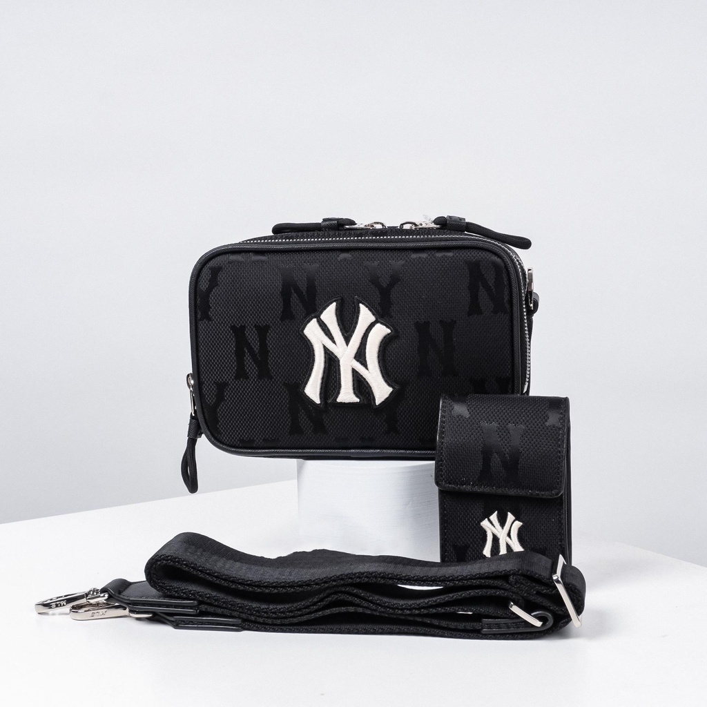 [ HÀNG CHUẨN 1:1] Túi MLB Monogram Nylon Jacquard Mini Crossbody Bag ...