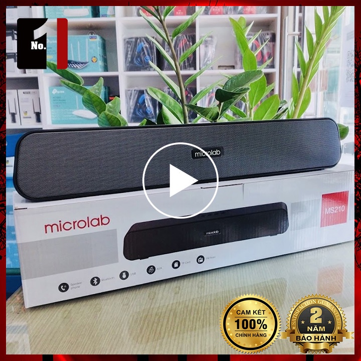 Loa Thanh Soundbar Máy Tính Để Bàn Bluetooth Microlab MS210 Loa Vi Tính Laptop Nghe Nhạc Âm ...