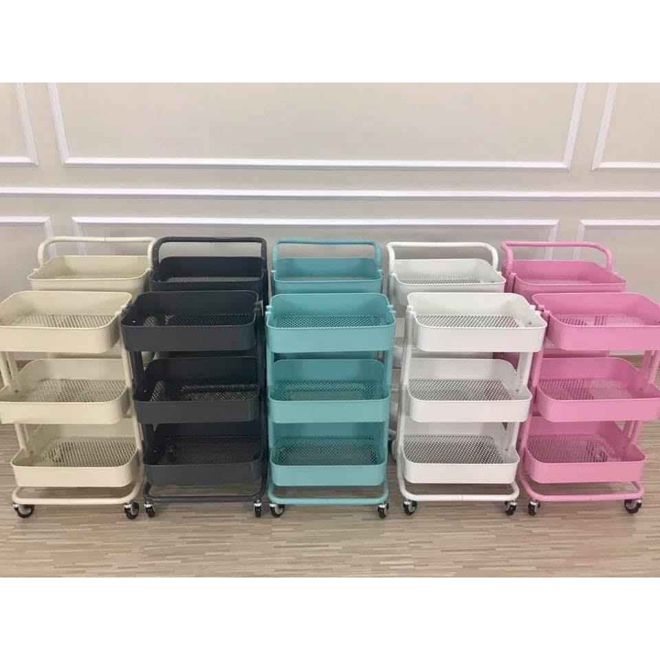 Kệ đa năng 3 tầng IKEA(Có tay cầm , có bánh xe ) - HÀNG CHÍNH HÃNG ...