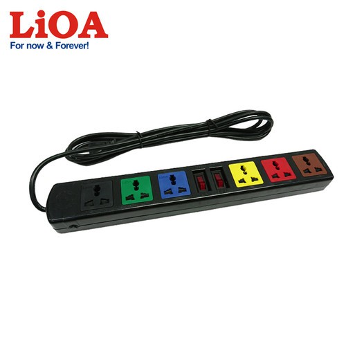 Ổ Cắm Điện Đa Năng 6 Lỗ LIOA 6D32N (2 lõi) | Shopee Việt Nam