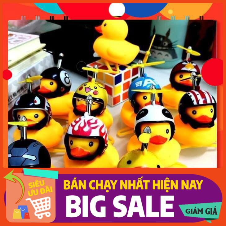 Vịt gắn xe kUTE có ĐẾ + ĐÈN + MŨ BẢO HIỂM + QUẠT ( HÀNG CÓ SẴN ...
