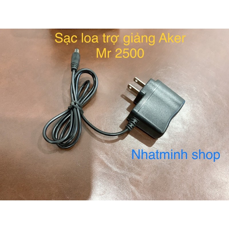 sạc nguồn loa trợ giảng aker Mr 2500 hoặc sạc mic mr2500 | Shopee Việt Nam
