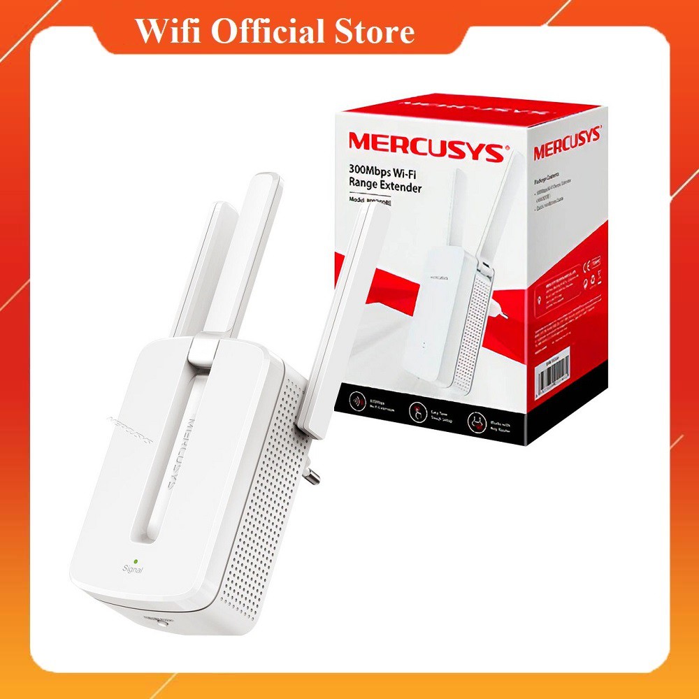 Bộ Kích Sóng Wifi Mercusys 3 Ăng Ten MW300RE Tốc Độ 300Mbps | Shopee Việt Nam
