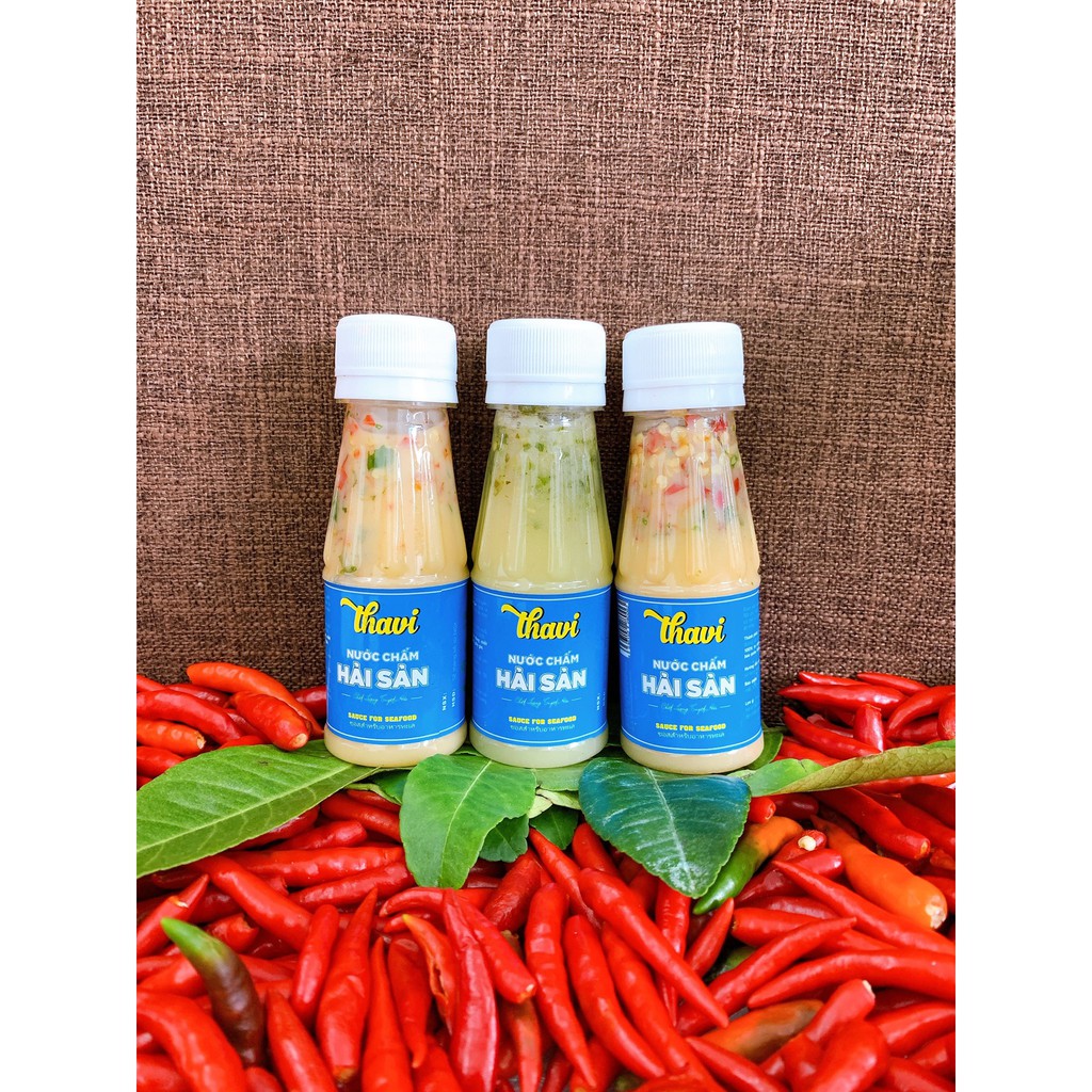 Combo 3 chai Nước chấm hải sản 100ml Thavi Vua Nước Chấm | Shopee Việt Nam