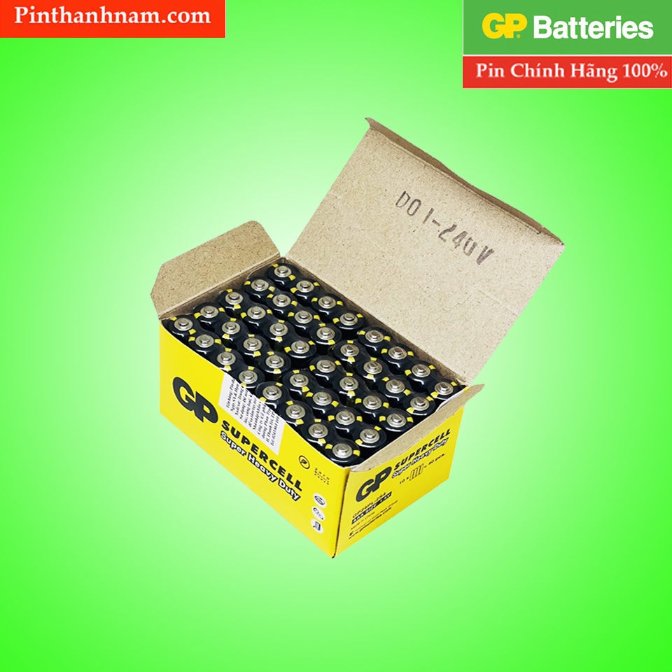 Hộp 40 viên pin AAA GP đũa supercell chính hãng dung lượng cao | Shopee ...