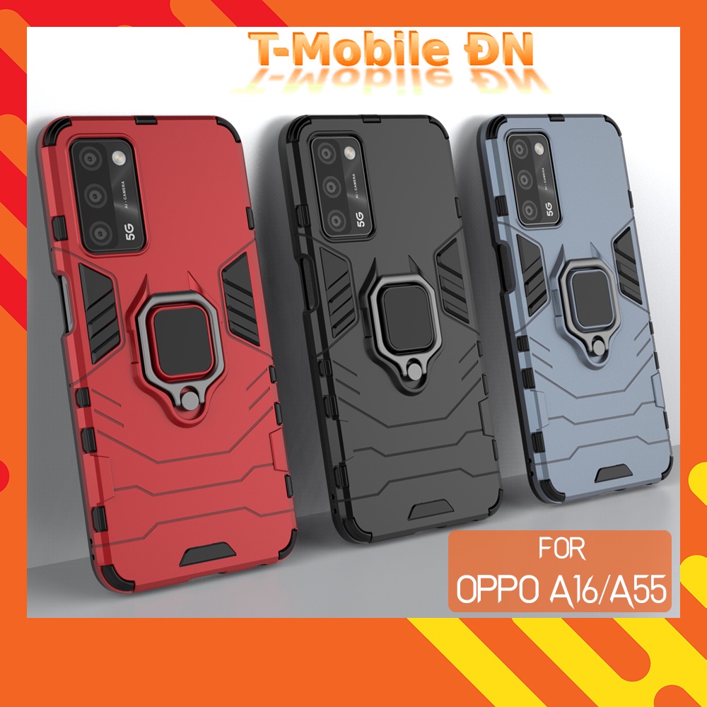 Ốp lưng Oppo A52 A53 A54 A55 A57 A16 A36 A76 A74 A92 A93 A94 A95 4G 5G iron man chống sốc kèm ...