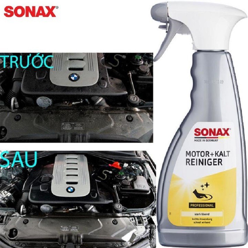 Chai Xịt Làm Sạch Khoang Động Cơ Xe Sonax Engine and Cold Cleaner ...
