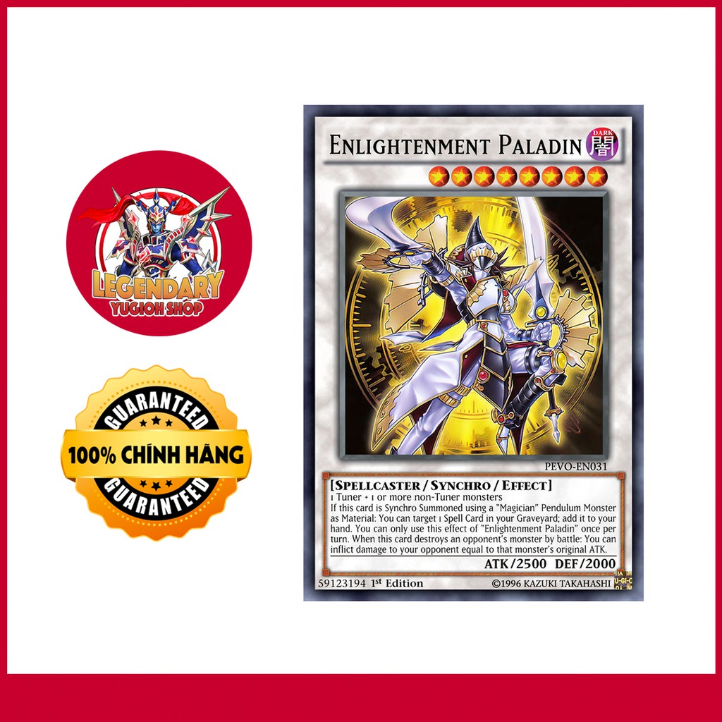 [Thẻ Bài Yugioh Chính Hãng] Enlightenment Paladin | Shopee Việt Nam