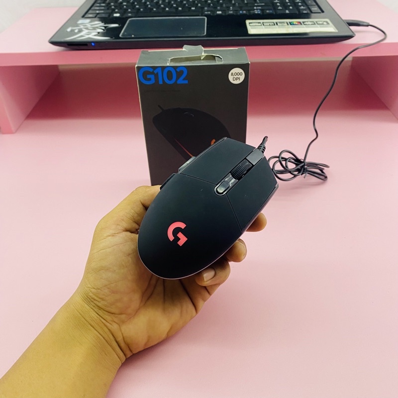 Chuột gaming máy tính có dây LOGITECH G102 siêu mượt lên đến 8000DPI | Shopee Việt Nam