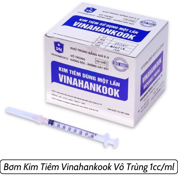Bơm Kim Tiêm Ống Chích Sử Dụng 1 Lần Bơm Kim Tiêm Vinahankook Vô Trùng ...