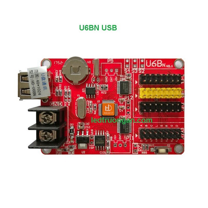 Tổng hợp mạch điều khiển led ma trận HD U6A - U60 - U6b - U62 - U63 - lập trình cho biển led ma ...