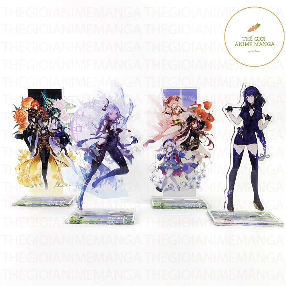 Mô hình nhân vật GENSHIN IMPACT nhiều mẫu game anime chibi standee mica ...