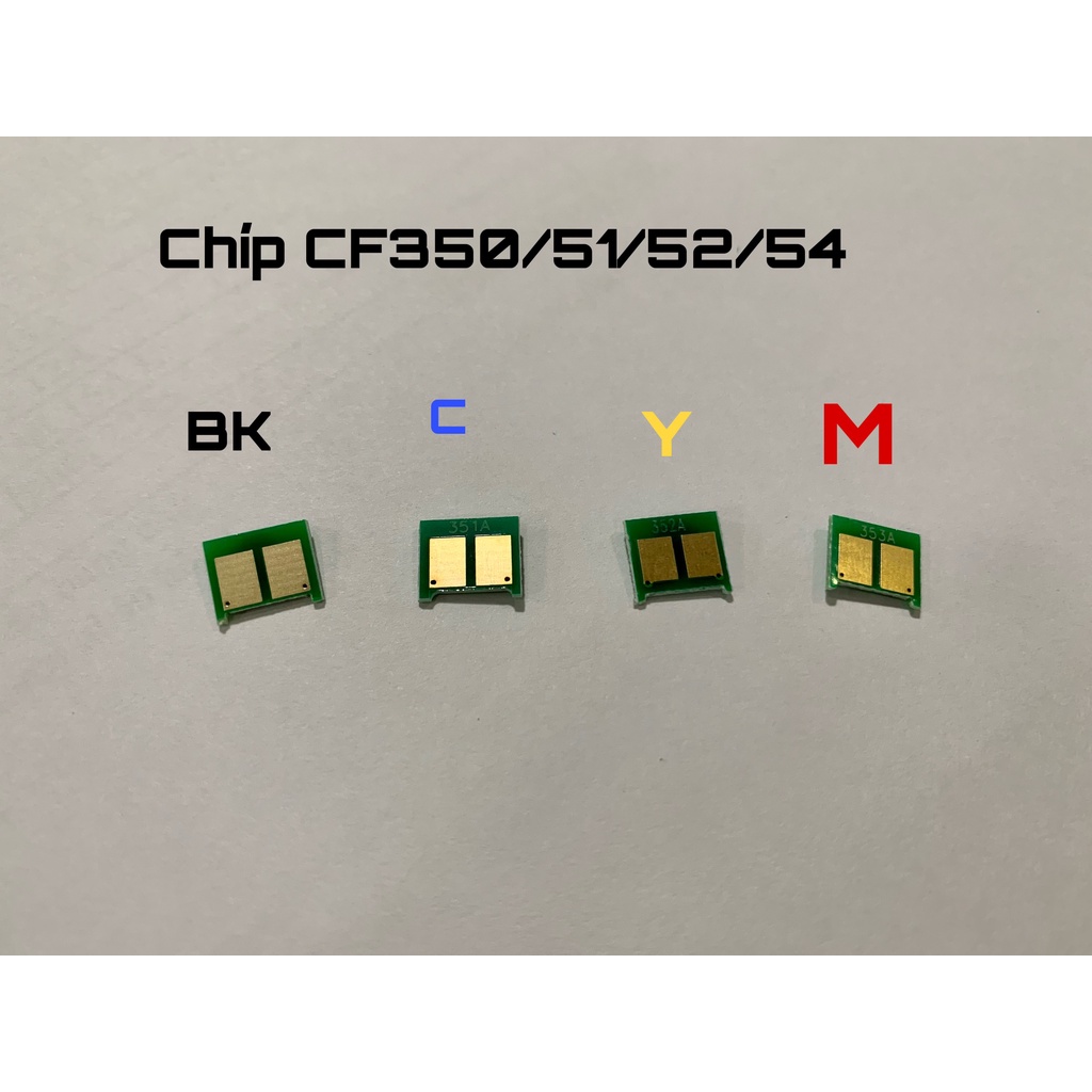 Bộ 4 con chip CF350/51/52/53 dùng cho máy in HP M177FW/ M176N ( CF 350 ...