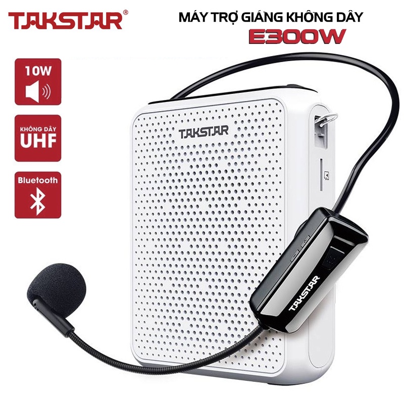 TAKSTAR E300W loa trợ giảng không dây có Bluetooth, công suất 10W, Bảo hành 1 năm | Shopee Việt Nam