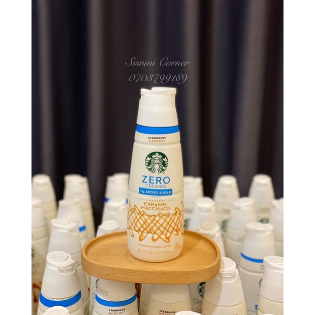 KEM SỮA LỎNG KHÔNG ĐƯỜNG ZERO CARAMEL MACCHIATO STARBUCKS CREAMER (828 ...