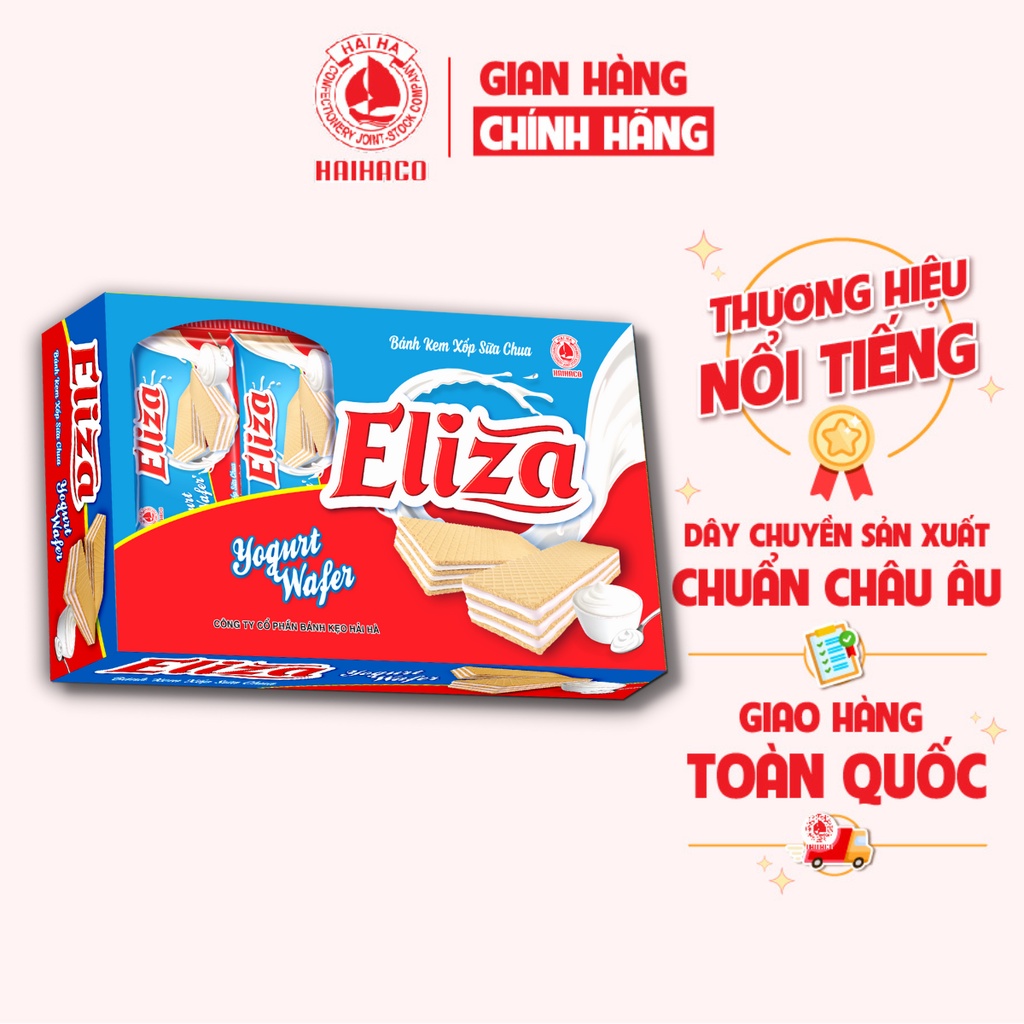Bánh Sữa Chua Xốp Eliza Hải Hà - Hộp 296g | Shopee Việt Nam