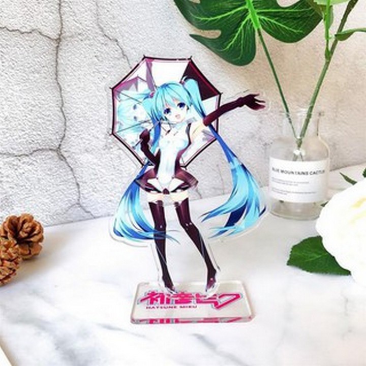 (new) Standee Miku Hatsune Tượng Acrylic mô hình Anime mica trang trí ...