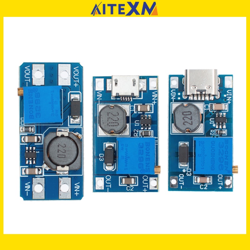 Mô Đun Tăng Áp MT3608 2A Max DC-DC Chuyên Dụng | Shopee Việt Nam