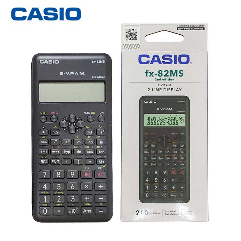 Máy Tính Khoa Học Casio FX-82MS FX82MS Plus New FX 82 MS | Shopee Việt Nam