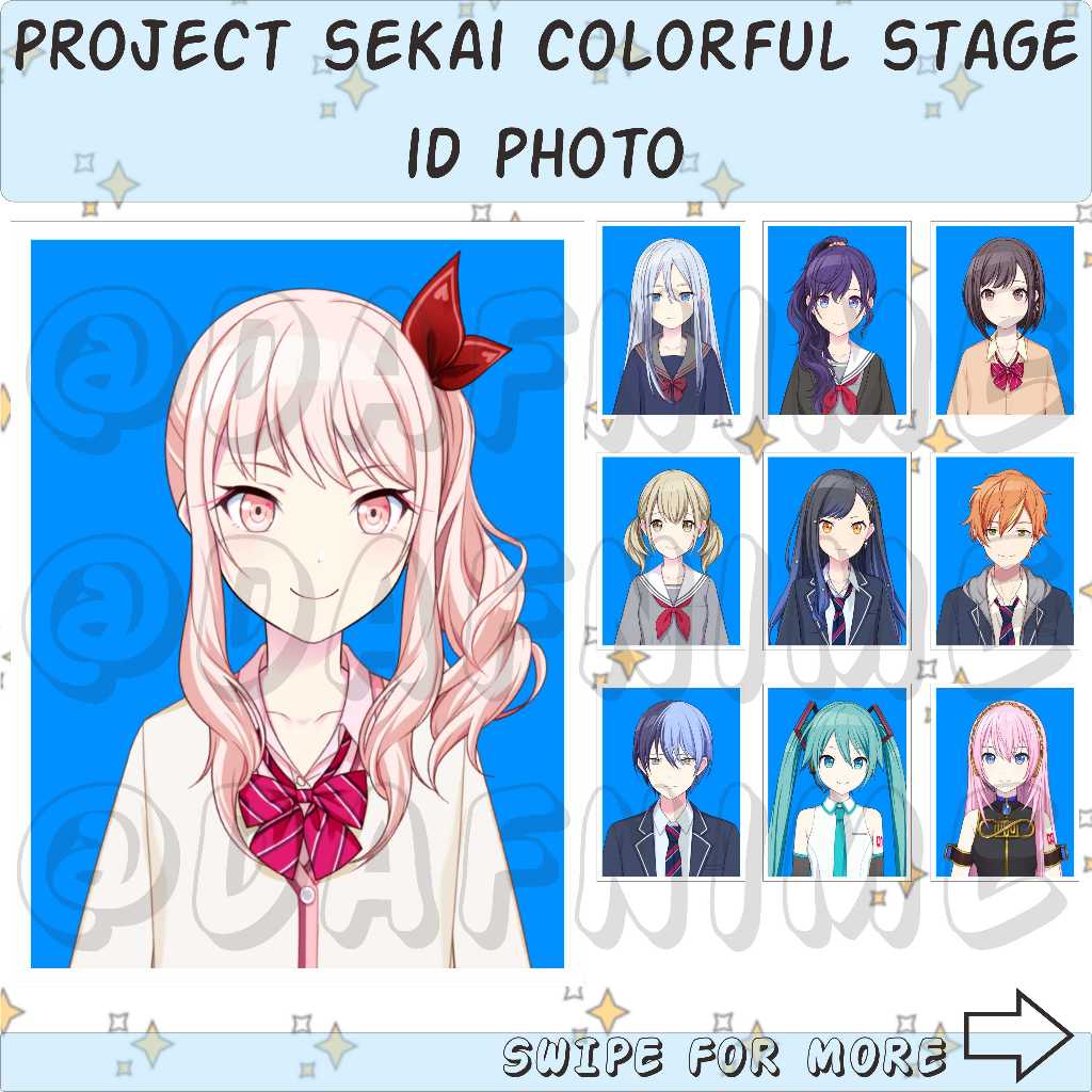 PAS PHOTO PROJECT SEKAI COLORFUL STAGE FEAT HATSUNE MIKU ID PHOTO ANIME ...