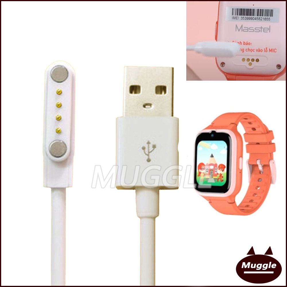 Cáp Sạc USB 4G Cho Đồng Hồ Thông Minh Masstel Smart Hero 20 Mastel ...