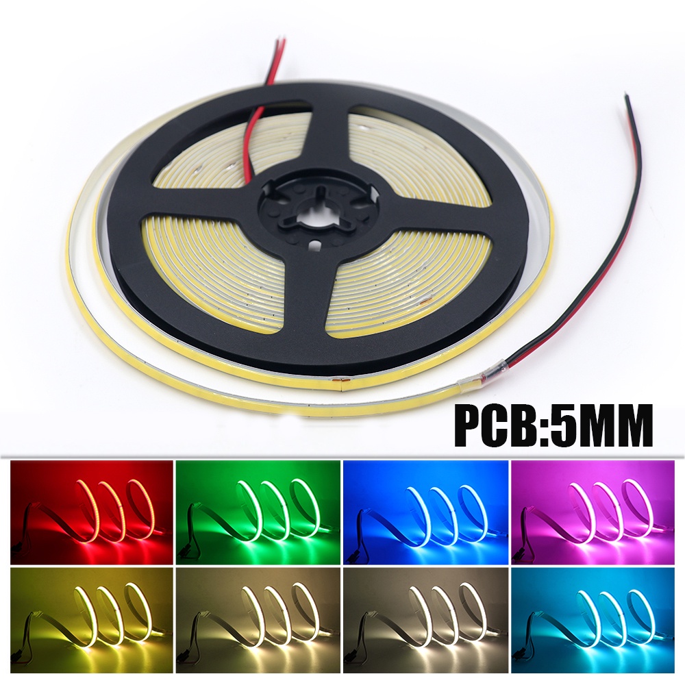 Dc Dây Đèn led cob 12v 5mm 320 Bóng Ánh Sáng Trắng / Đỏ / Xanh Lá ...