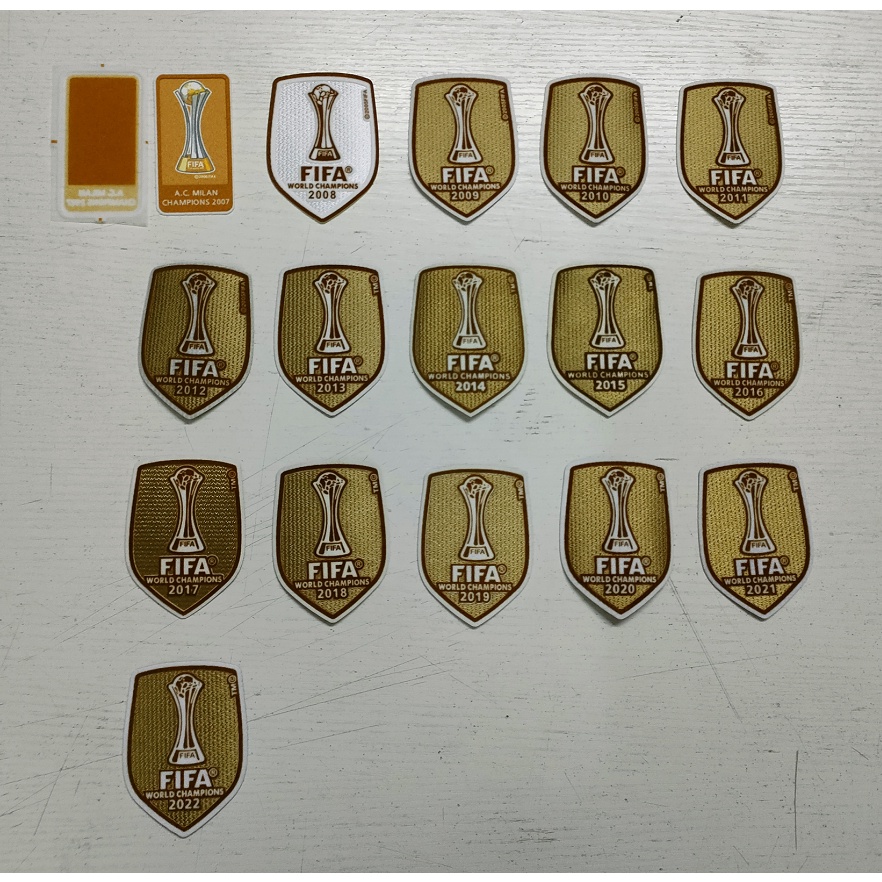 Football Patch Bagde World Club Champion (WCC) Golden Shield | Shopee ...
