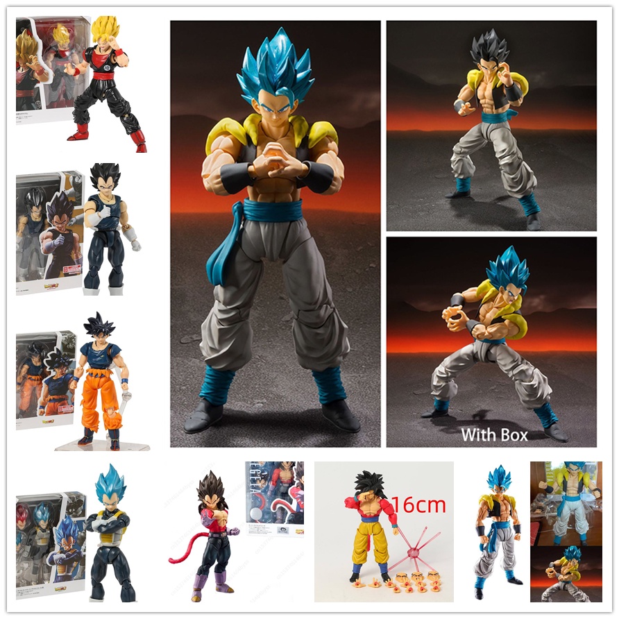 Articulado Vegeta 16cm Dragon Ball SHF Goku Super Saiyan PVC Action Figure Doll DragonBall Ultra ...