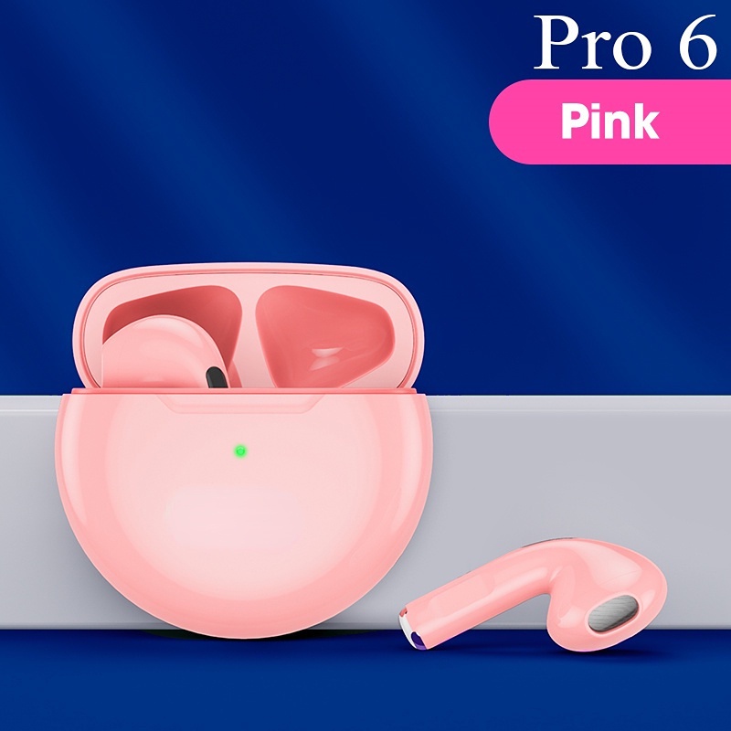 Tai nghe bluetooth không dây NEW Pro 6 TWS có micro hỗ trợ tập thể thao thích hợp cho | Shopee ...