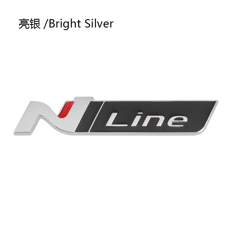 Car Sticker N Line Nline Badge Emblem Decal Front Grille for Hyundai ...