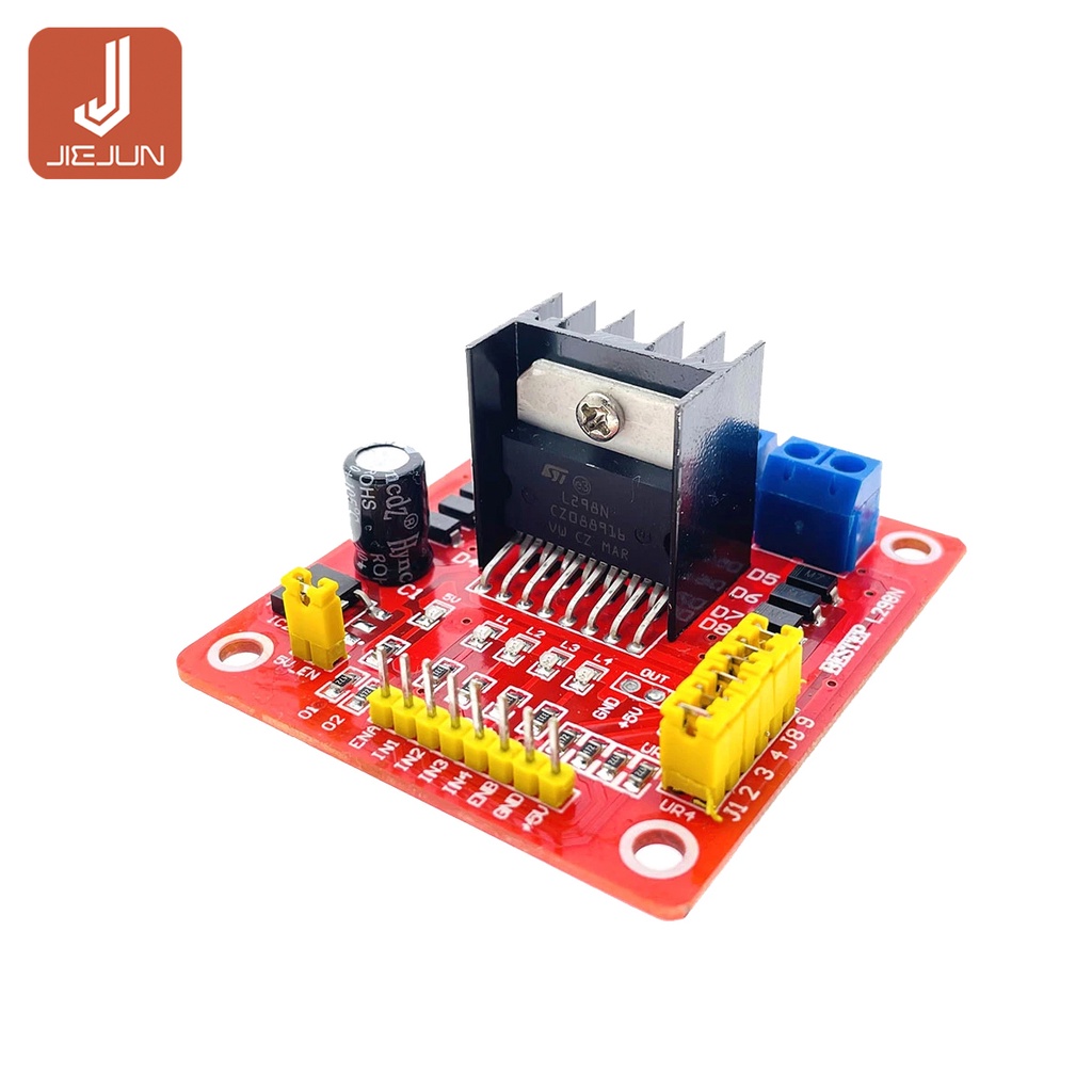 L298N DC Motor Driver Module Stepper Motor Board Dual H Bridge Max 20W ...