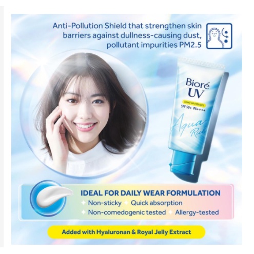 Biore uv aqua Giàu Tinh Chất spf50 (70g) | Shopee Việt Nam