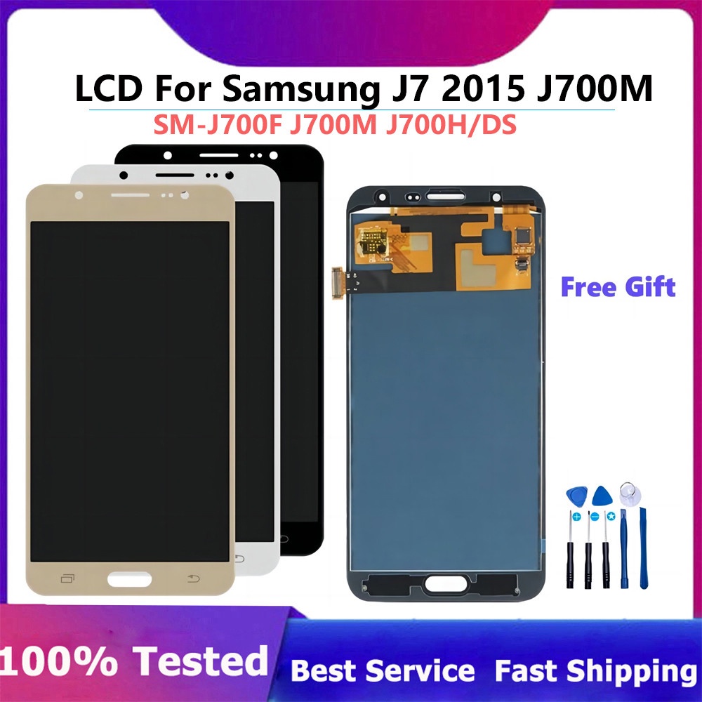 Màn Hình Cảm Ứng LCD Thay Thế Cho Samsung Galaxy J7 2015 J700 SM-J700F ...