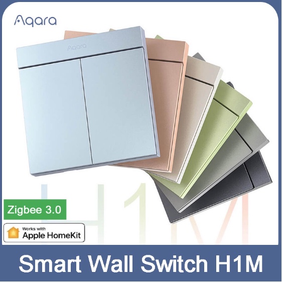 AQARA Aquara Công Tắc Đèn Gắn Tường Thông Minh h1m 6 Màu Kèm Điều Khiển 3.0 Đa Chế Độ Cho ...