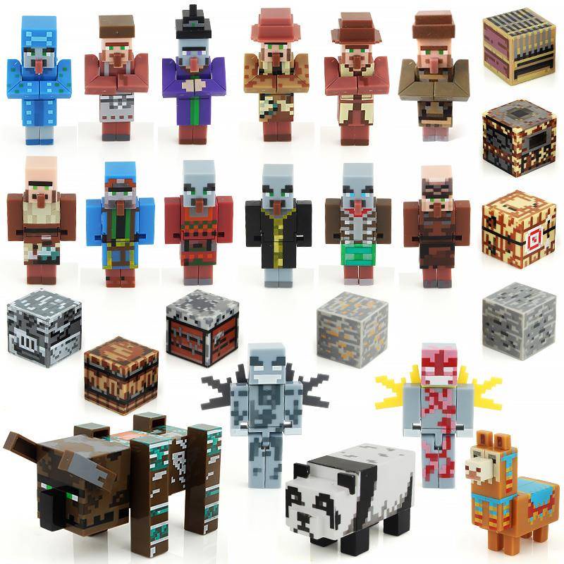 Mô Hình Nhân Vật Steve Creeper Iron Man Trong Game Minecraft | Shopee ...