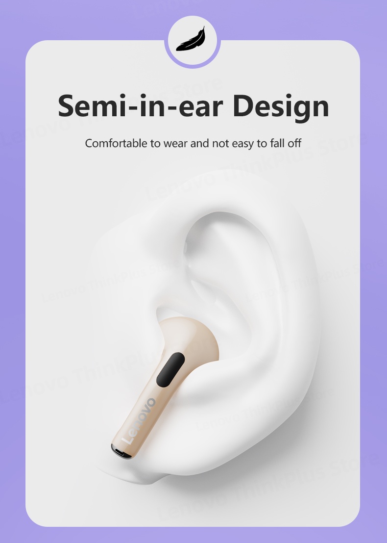 Tai Nghe Bluetooth Lenovo LP40 Plus có chất lượng âm thanh tốt và tích ...