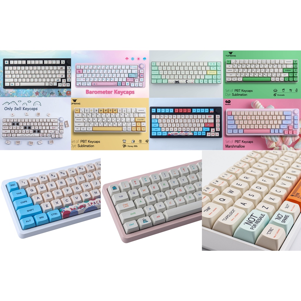 PBT Bàn Phím Cơ Keycaps XDA/MDA/Cherry Hồ Sơ Cho Gateron Cherry MX Công ...