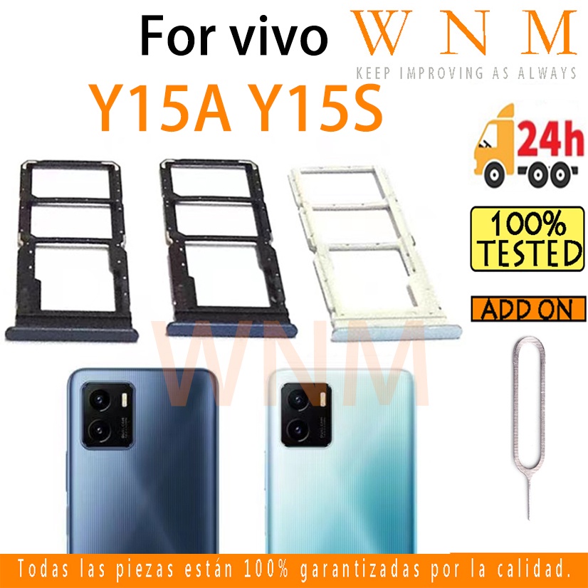 Mới Cho vivo Y15A Y15S Sim Khay Thẻ Sim Khe Cắm Thẻ Chủ Đầu Đọc Thẻ SD ...