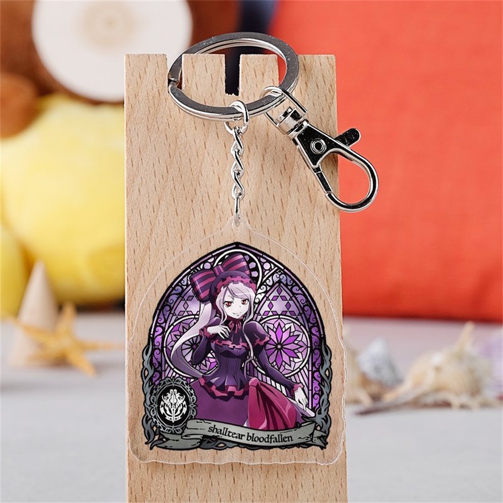 Móc Chìa Khóa Bằng Acrylic Hình Nhân Vật Anime Overlord Albedo Ainz ...