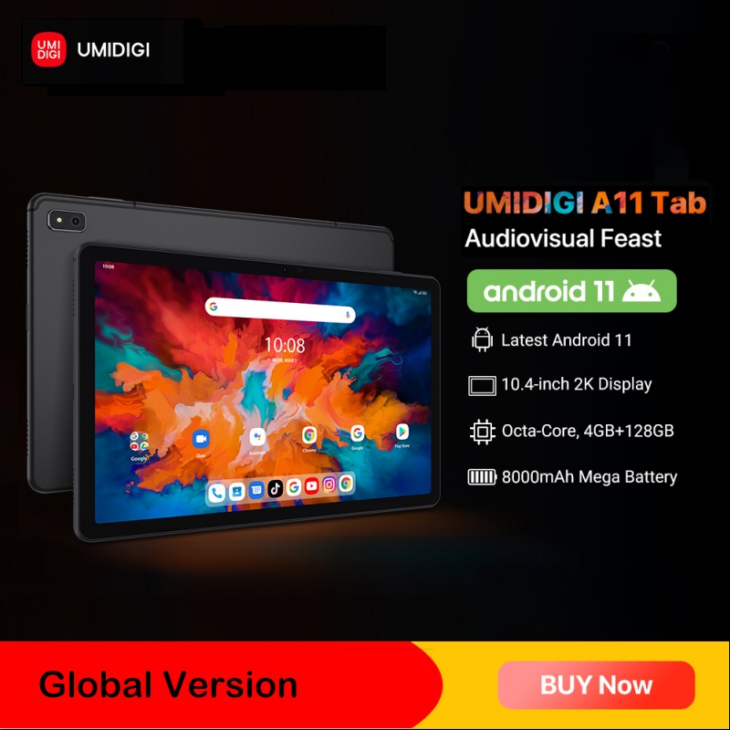 UMIDIGI A11 Tab Android 11 10.4 "Màn hình 2K Helio P22 Octa Core RAM ...