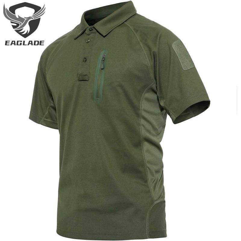 Eaglade tactical polo shirts ply25 tay ngắn màu xanh lá cây | Shopee ...