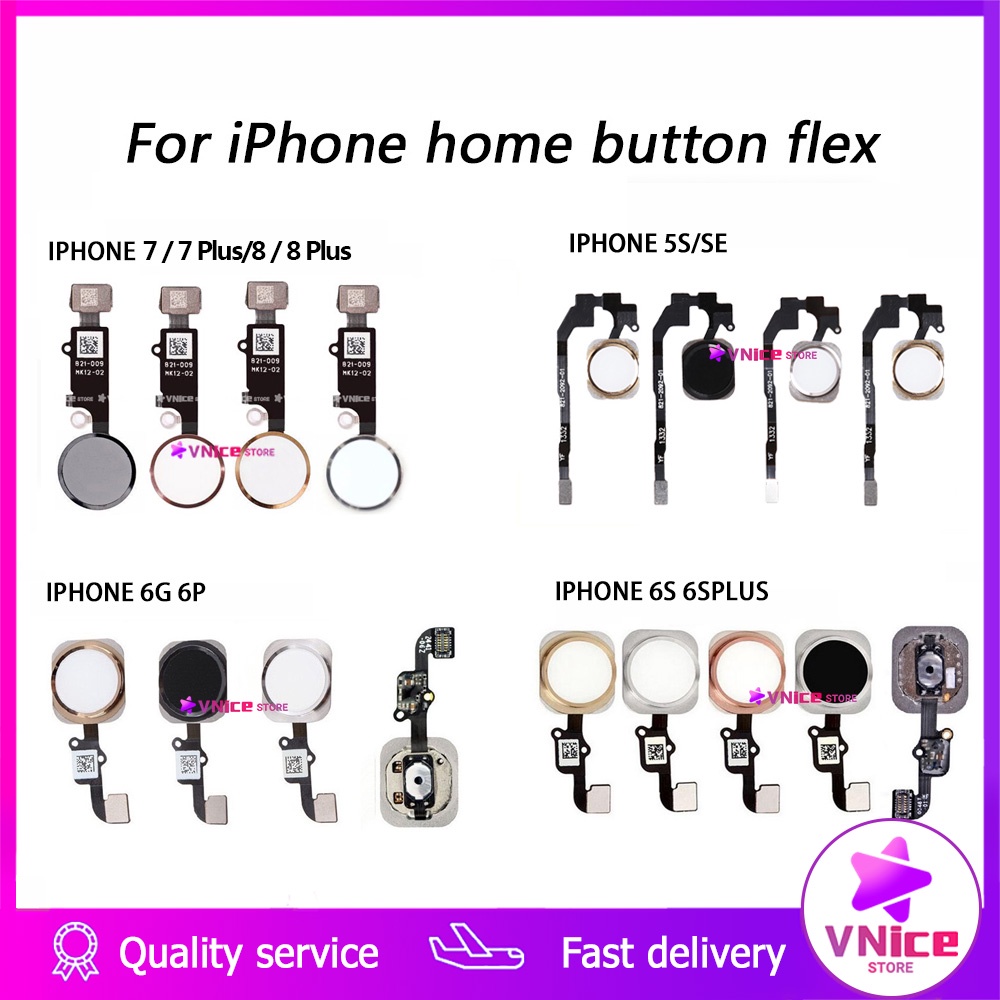 Mạch Nút Home Cho Điện Thoại iPhone 5s 6 6S 7 8 Plus | Shopee Việt Nam