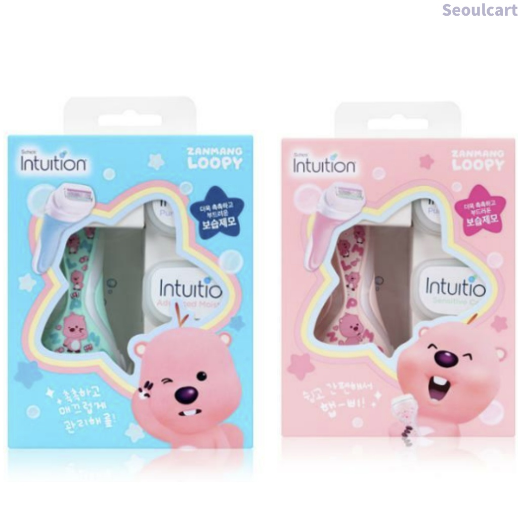[Schick] Intuition Womens Razor with 4 blade refills, Zanmang Loopy ...