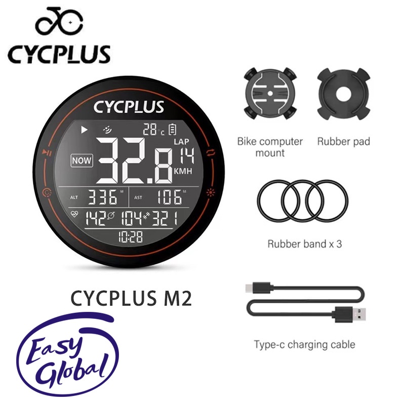 CYCPLUS M2 Phụ tùng xe đạp Máy tính xe đạp GPS Không dây ANT+Bluetooth Tốc độ không thấm nước ...